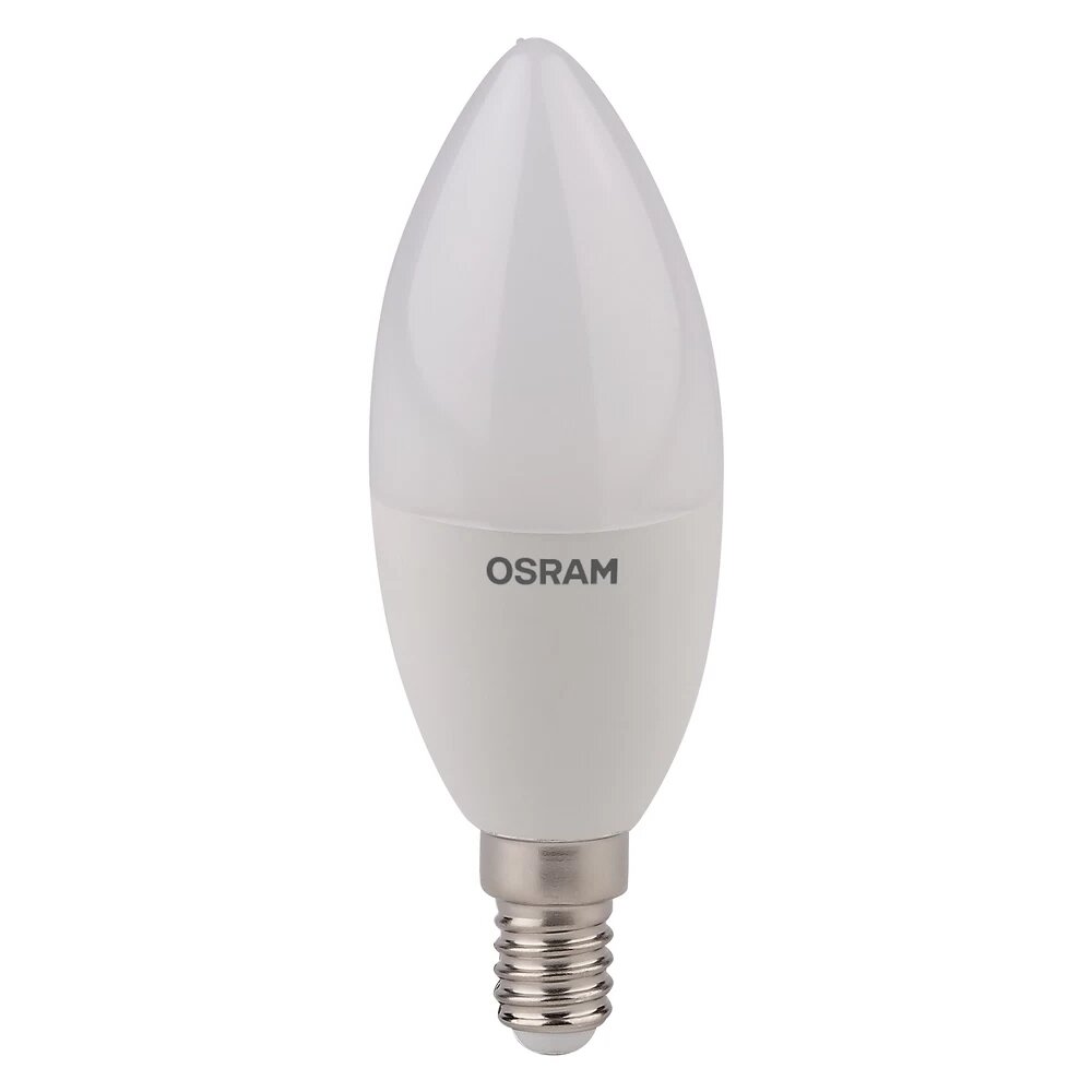 Лампа светодиодная Osram LED Star E14 3000К 7,5 Вт 806 Лм 220-240 В свеча матовая - 5 шт.