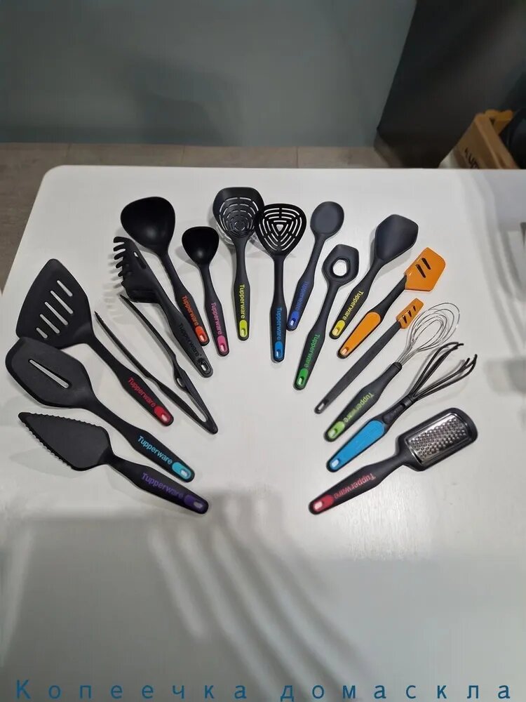 Половник Tupperware, 33 см, из нержавеющей стали, для кухни — фото 1