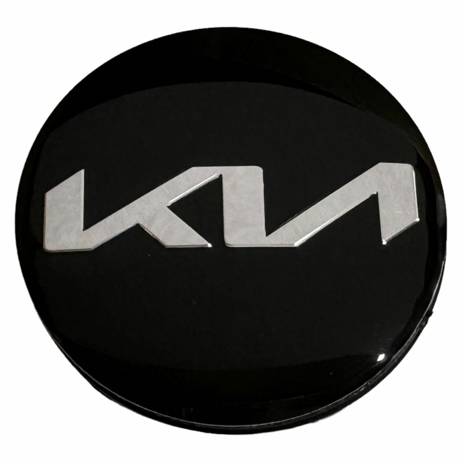 Колпачки заглушки на литые диски c логотипом KIA NEW 60-56-9, 4 колпачка
