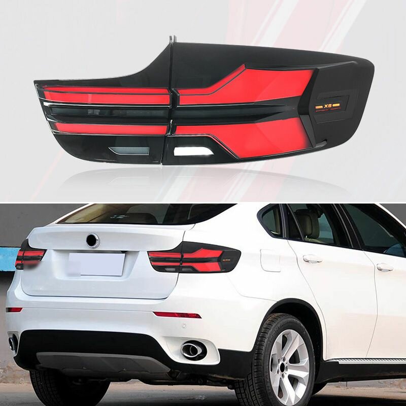 Светодиодный задний фонарь для BMW X6 E71 (2007–2014), замена с прямым подключением — обновление задней оптики