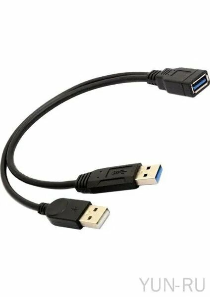 USB 3.0 разветвитель питания мужской-женский один-к-двум