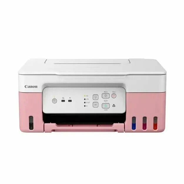 Canon МФУ Струйное Canon Pixma G3833 Wi-Fi (СНПЧ - с оригинальными чернилами), розовый