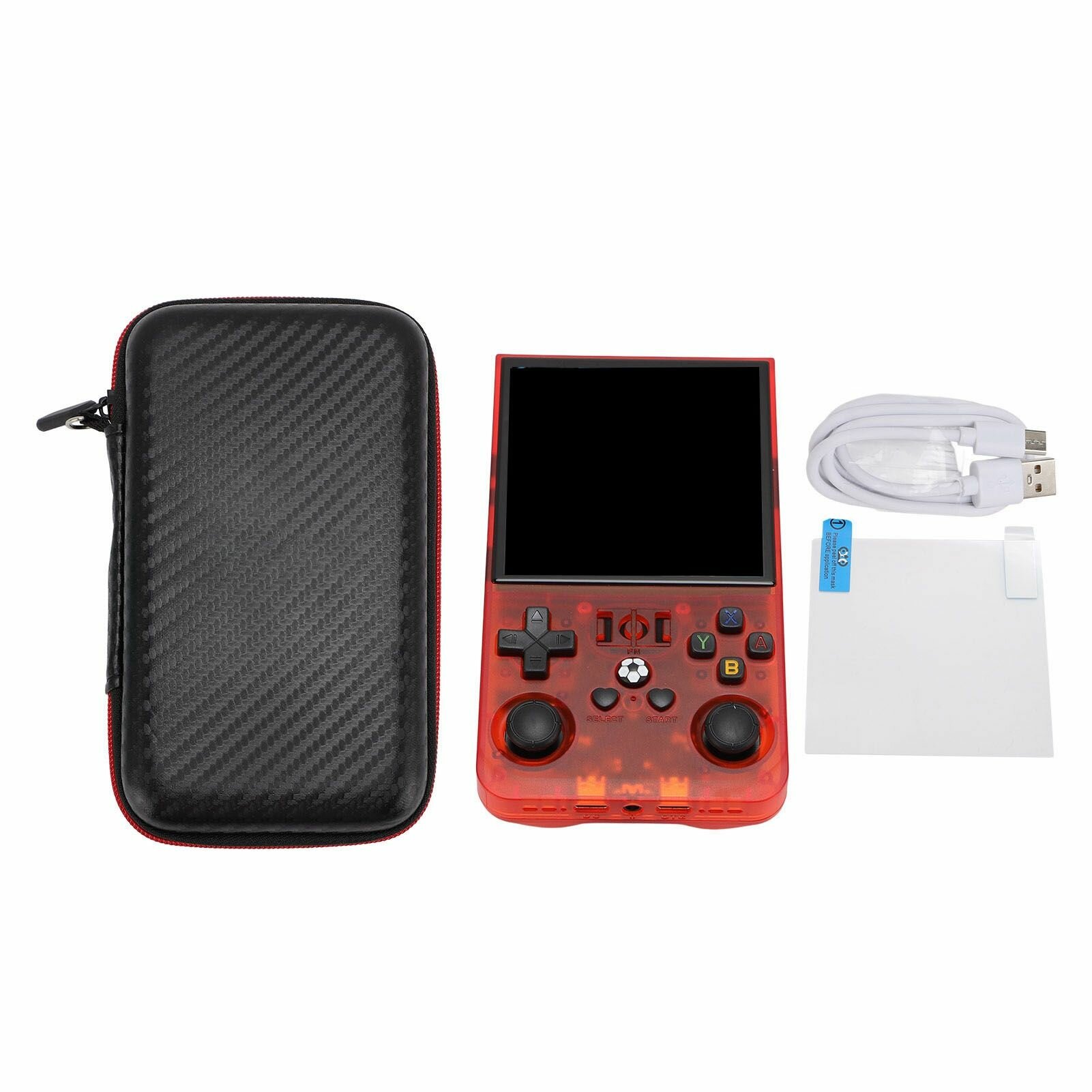 Портативная игровая консоль R36MAX с 4-дюймовым IPS-экраном, разрешением 720x720, открытым исходным кодом, аккумулятором 4000 мАч, поддержкой более 60 эмуляторов, несколькими играми и двойной системой