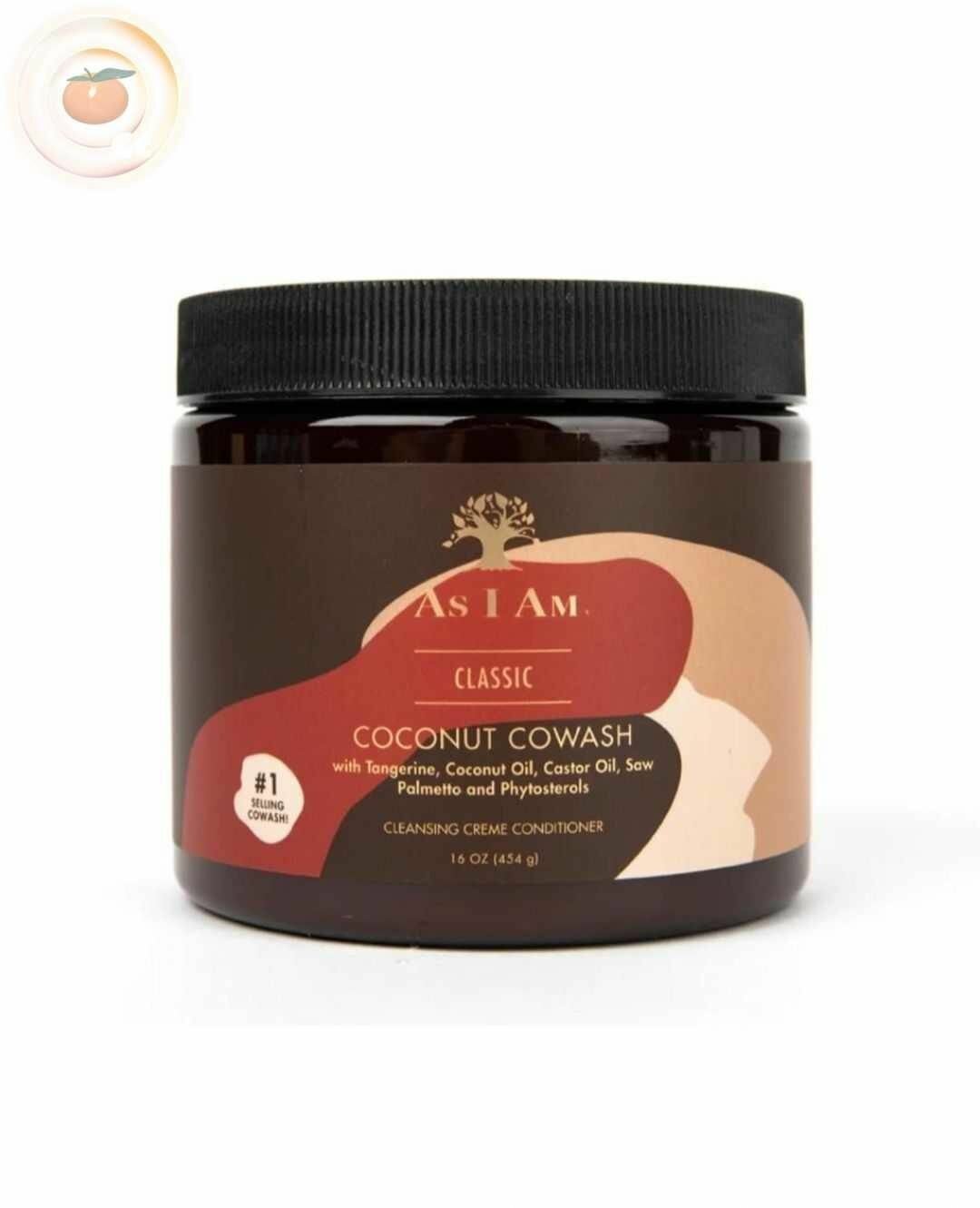 As I Am, Шампунь очищающий для волос, Ковош для кудрявых волос, Coconut CoWash Cleansing Conditioner for natural coils and curls, 454 гр