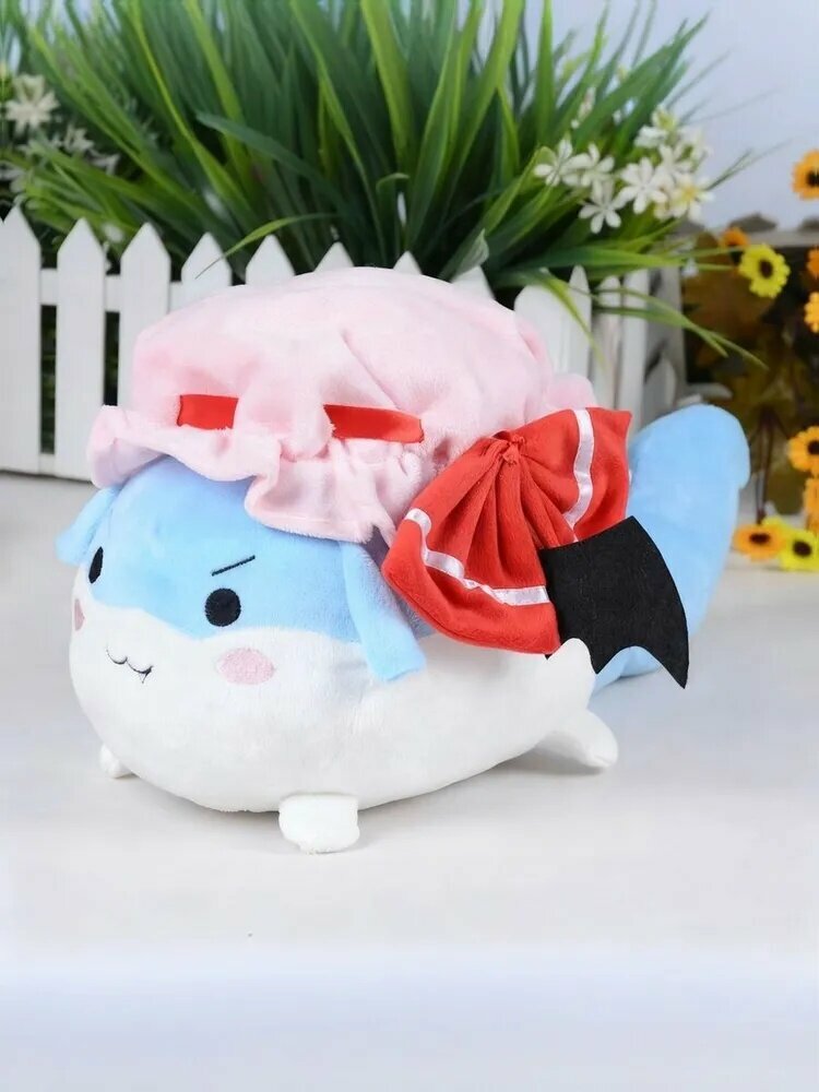 Аниме Мягкие Игрушки TouHou Project Fumo Remilia Scarlet / Ремилия Скарлет Игрушка Антистресс 14*35