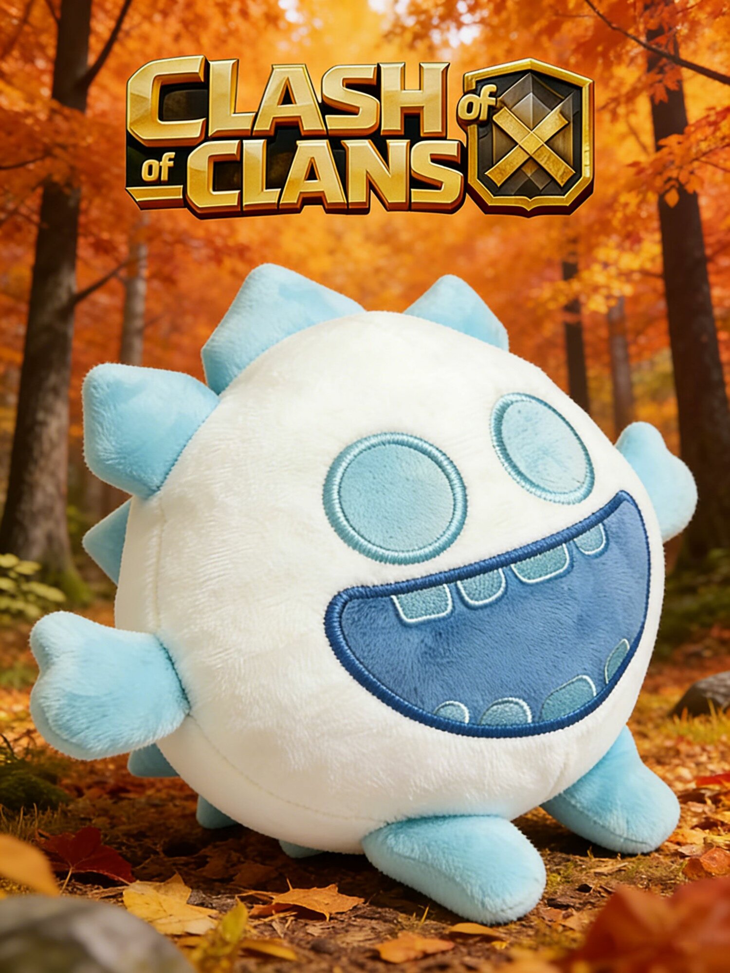 Clash of Clans Плюшевая игрушка Герои видеоигр, 9 см