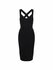 Платье Elisabetta Franchi Embellished midi dress, размер 44