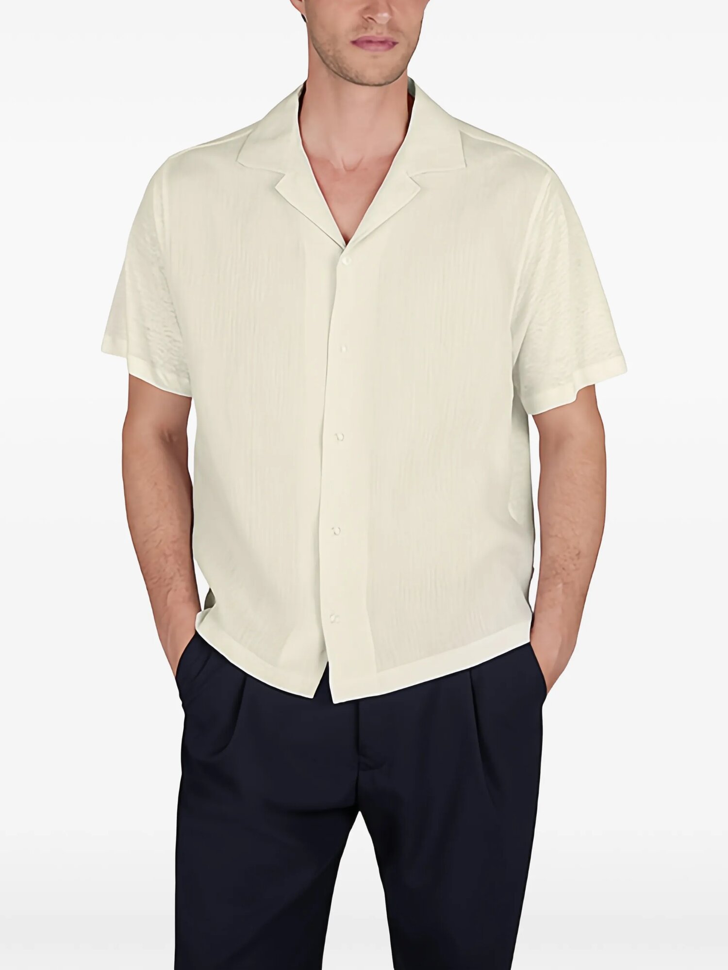 Рубашка Paul & Shark Linen shirt, размер S, разноцветный — фото 1