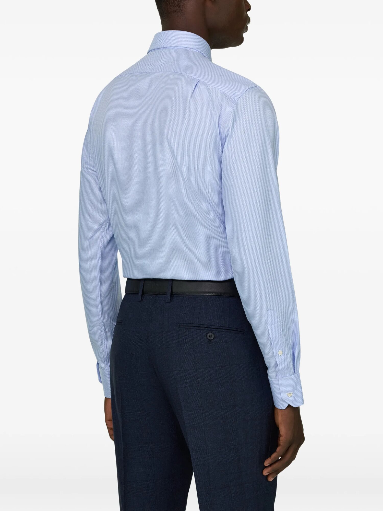 Рубашка Boggi Milano Regular-fit shirt, размер XL, Синий принт — фото 1