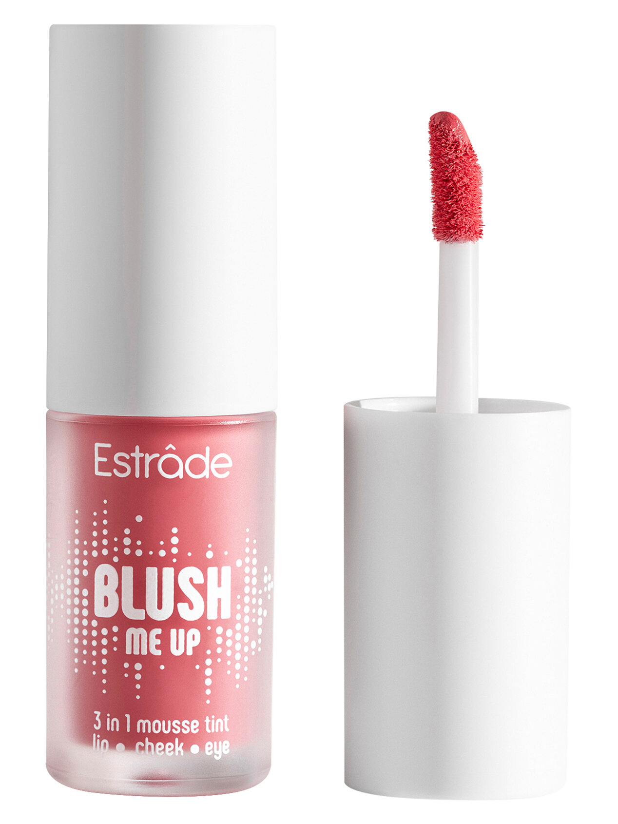 Тинт для губ Estrade Blush Me Up, муссовый, 3в1, тон: 901 коралловый, 4мл