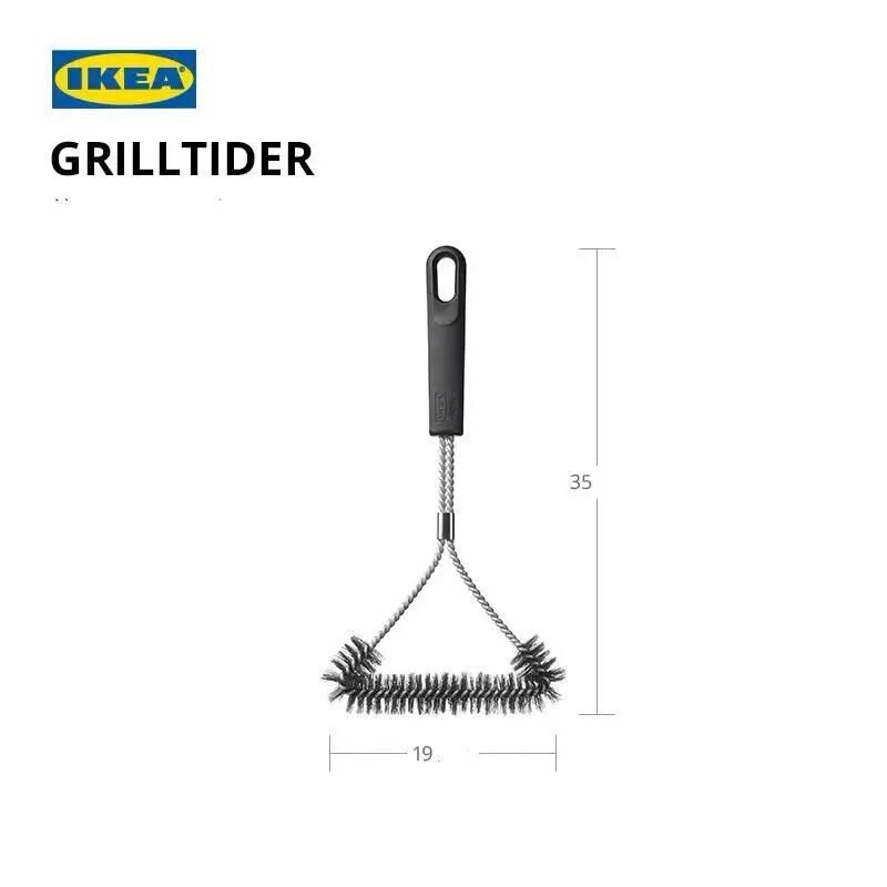 IKEA Щетка для чистки гриля на 1 перс, аксессуары для грилей и мангалов