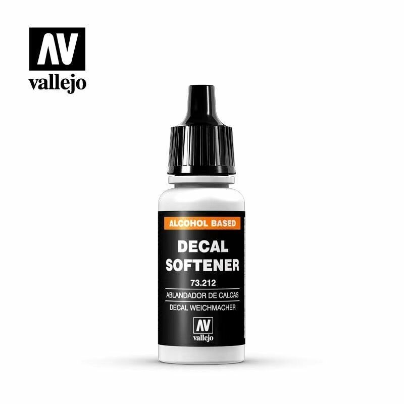Vallejo AIRBRUSH THINNER Средство для размягчения наклеек, 17 мл, AV 73212.
