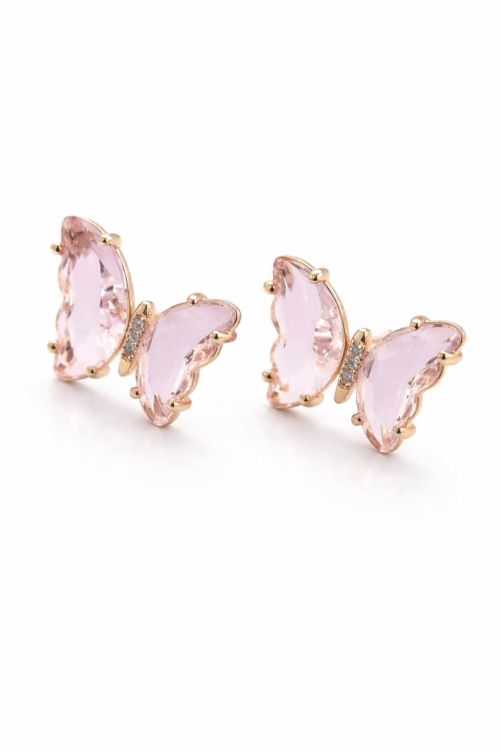 Серьги пусеты, кристалл