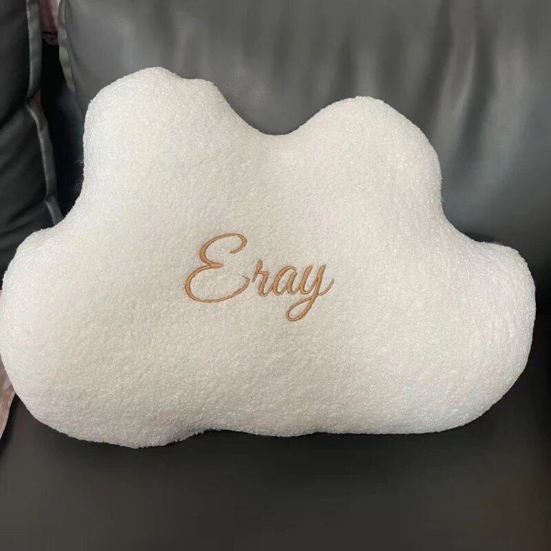 Детская подушка-облако с именем Eray, plum blossom White