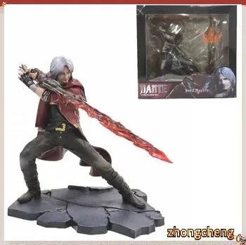 Фигурка Данте Devil May Cry, коллекционная ПВХ, на подставке, подарок фанатам видеоигр