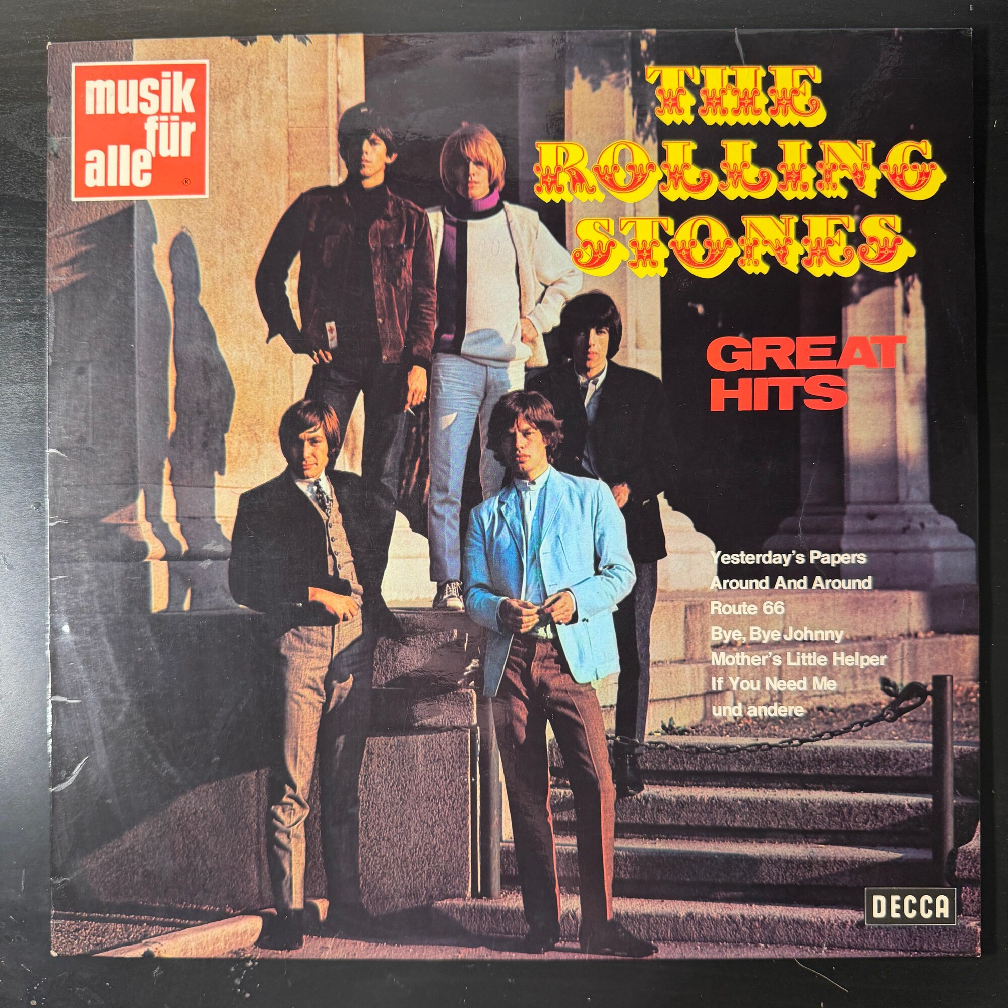 Виниловая пластинка The Rolling Stones - Great Hits (Германия 1969г.)