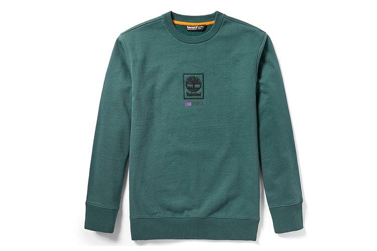 Толстовка Timberland Atlantic Green Crew Neck Regular, 1 шт.