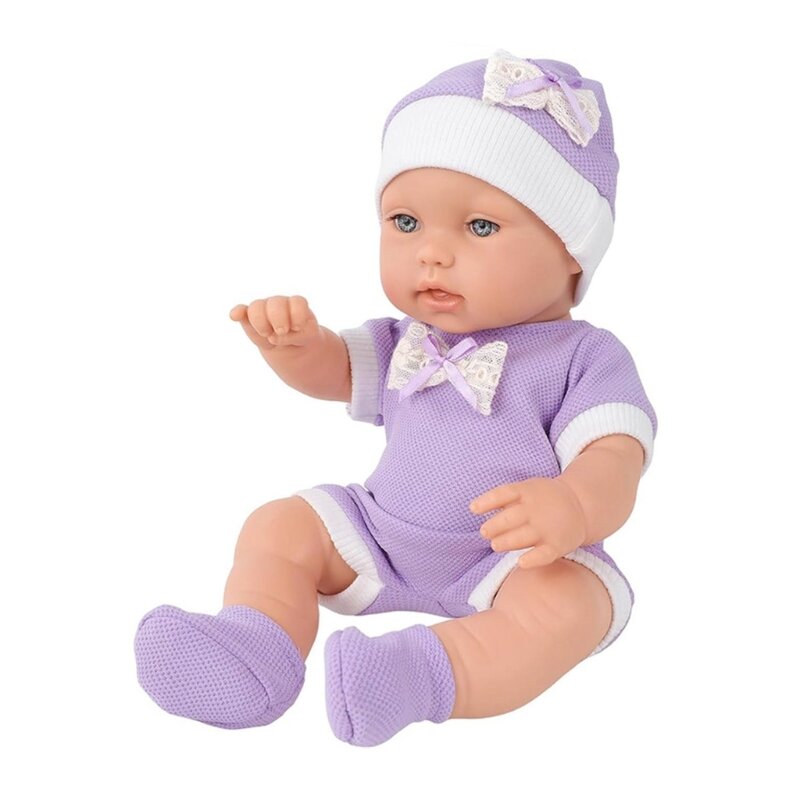 12-дюймовая Реалистичная Кукла Reborns Baby Doll С Мягким Телом и Подвижными Суставами, Безопасная для Детей и Коллекционеров Детских Развивающих Игрушек