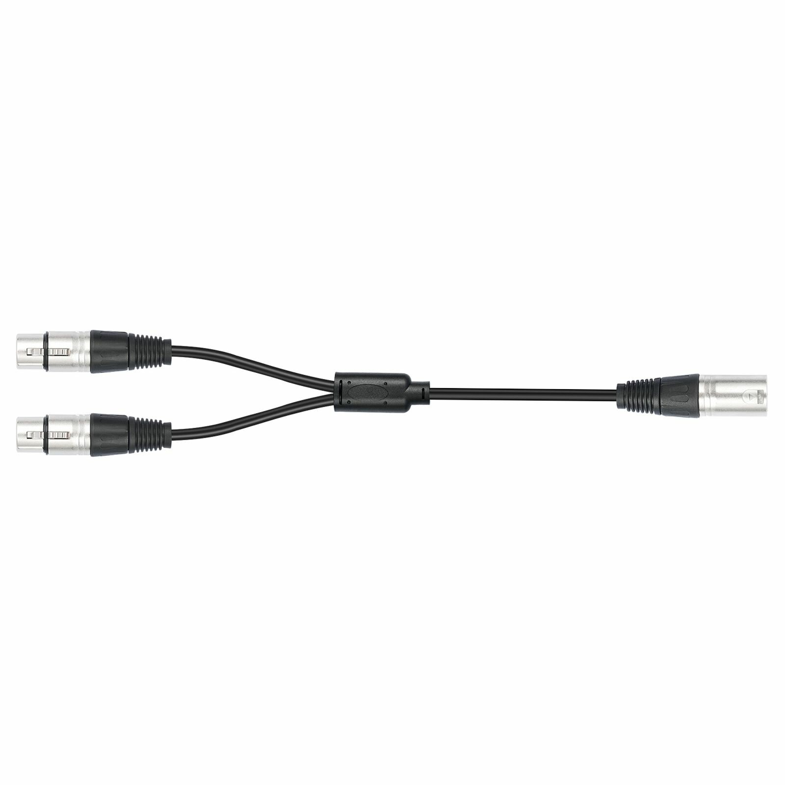 Управляющий кабель XLR 3Pin 1 мужской 2 женских порта металлический корпус компьютерное оборудование сигнала