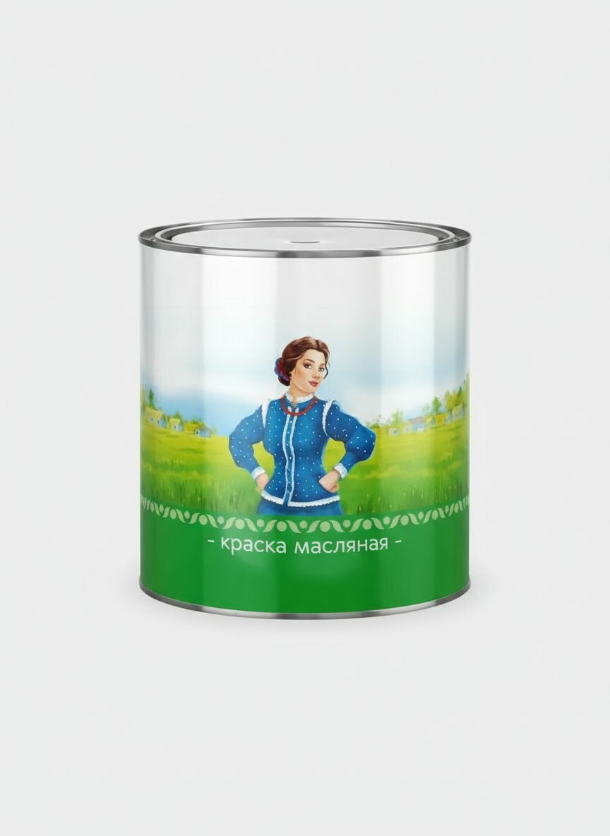 Краска МА-15 сурик 6 кг "Казачка" Казачка