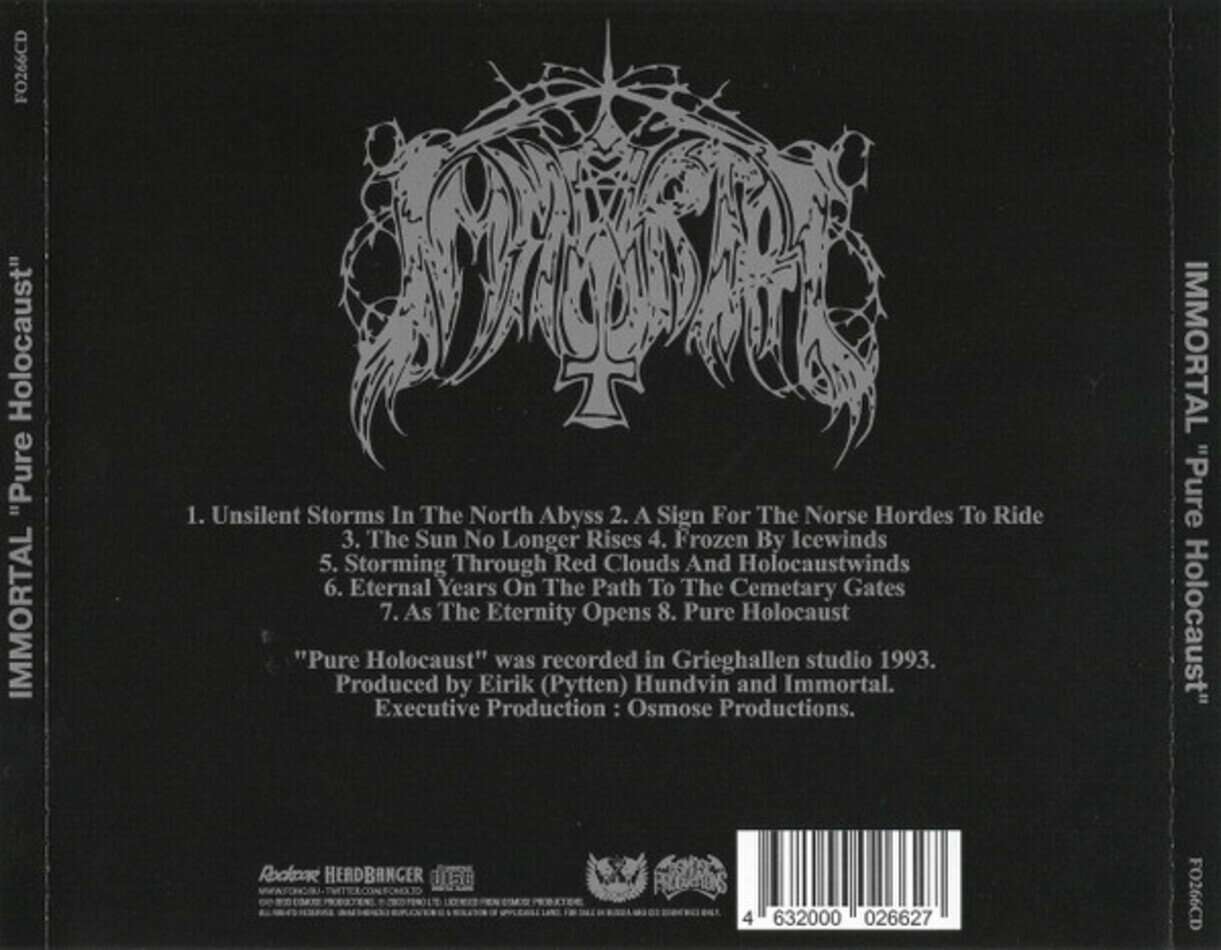 Компакт-диск Immortal — Pure Holocaust (RU)(CD) — фото 1