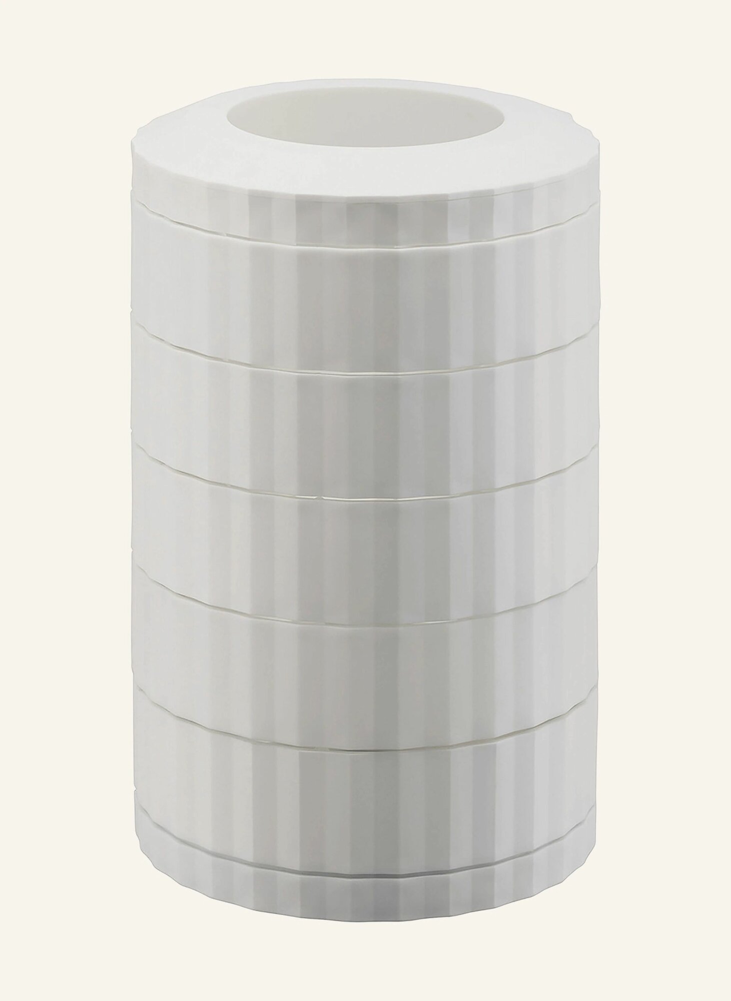 Контейнер для кофейных капсул - Alessi Plisse - из термопластичной смолы, 150 мм x 237 мм, сливочный, 2396072