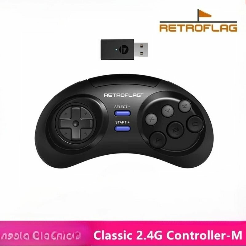Retroflag 2.4G ID Беспроводной геймпад-контроллер для Nintendo Switch Windows MD Mini/Mini 2 и консоли Raspberry Pi
