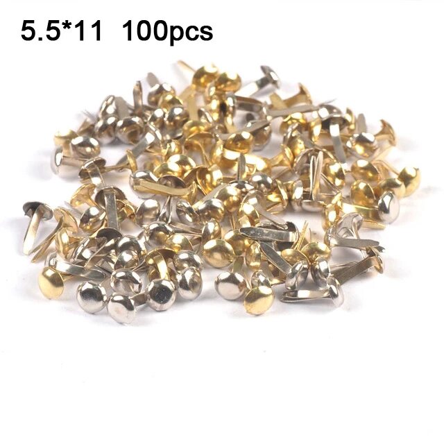 Штифты декоративные 5.5x11mm, mix, 100шт
