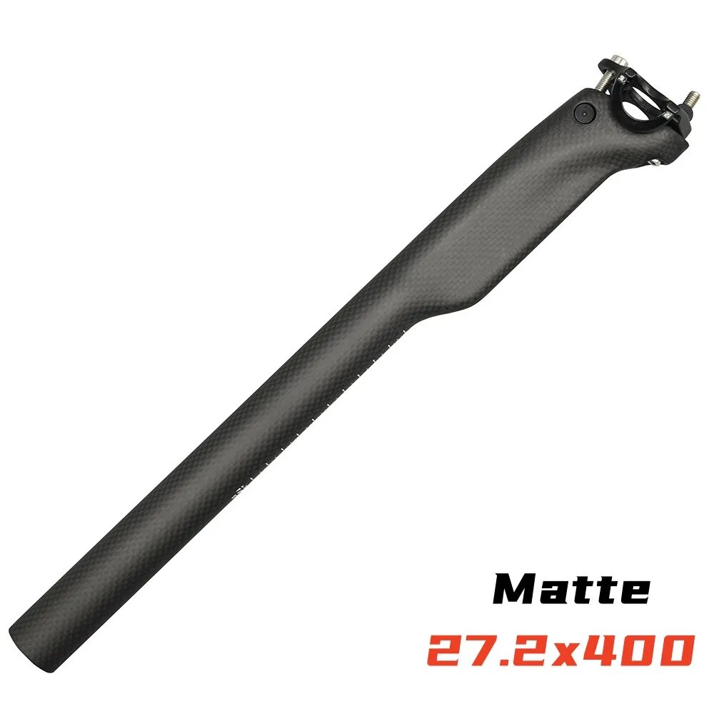 Подседельный штырь карбоновый, Matte 27.2x400 мм