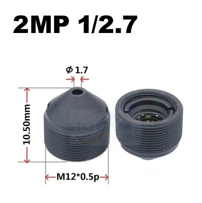 Объектив 2MP 1/2.7 M12*0.5p для камеры