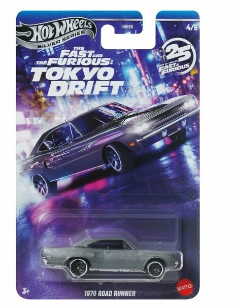 Машинка Mattel MODEL 1:64 1970 ROAD RUNNER Gary Die-cast Alloy Model Collection Toy Children Gifts