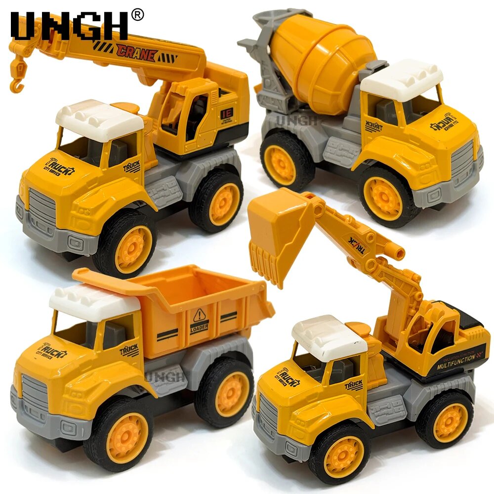 Игрушечные строительные машины UNGH, 4 шт.