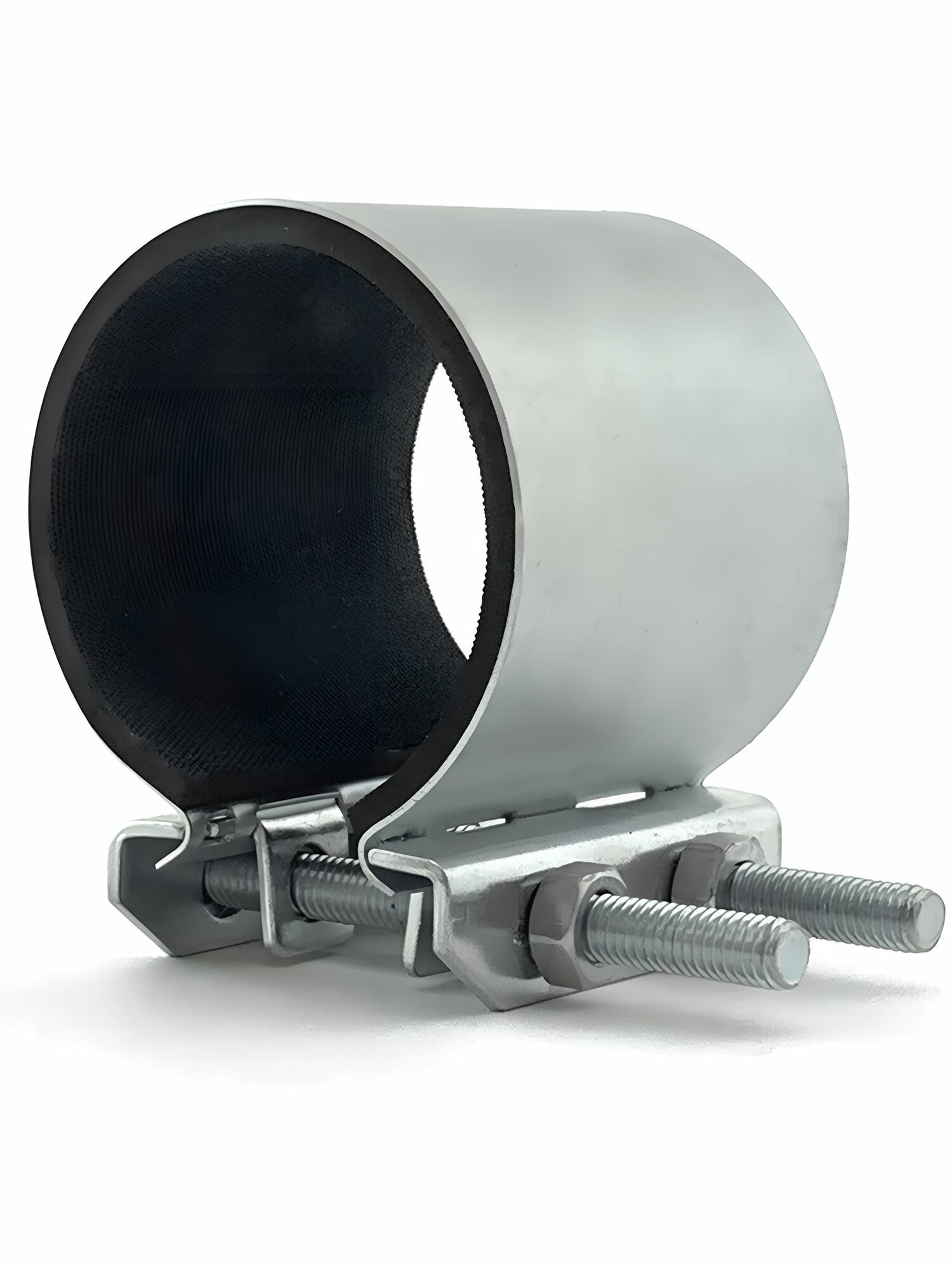 Хомут ремонтный, 150 мм, 5", сталь, оцинкованный, Сансфера