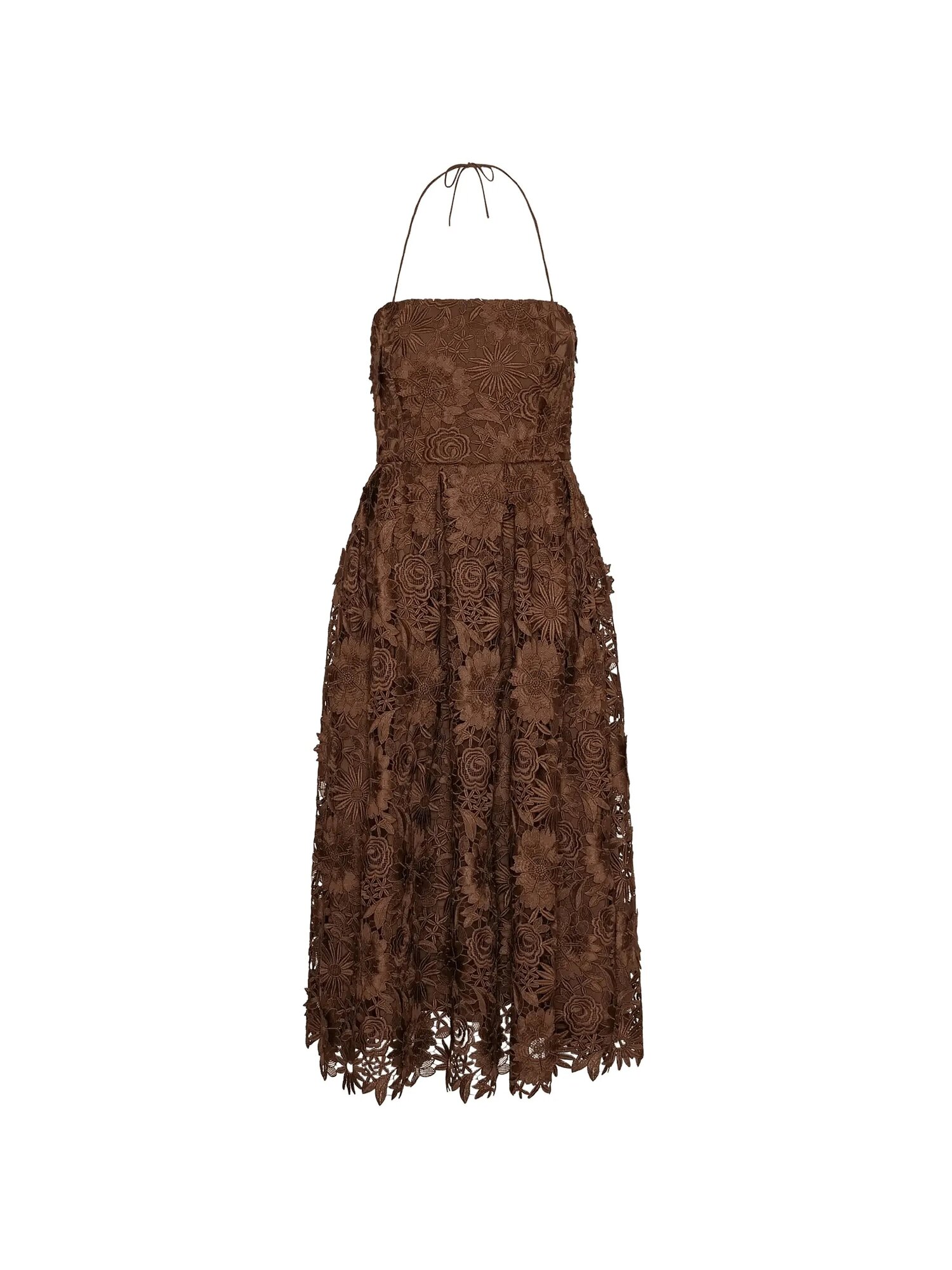 Платье Floral lace midi dress