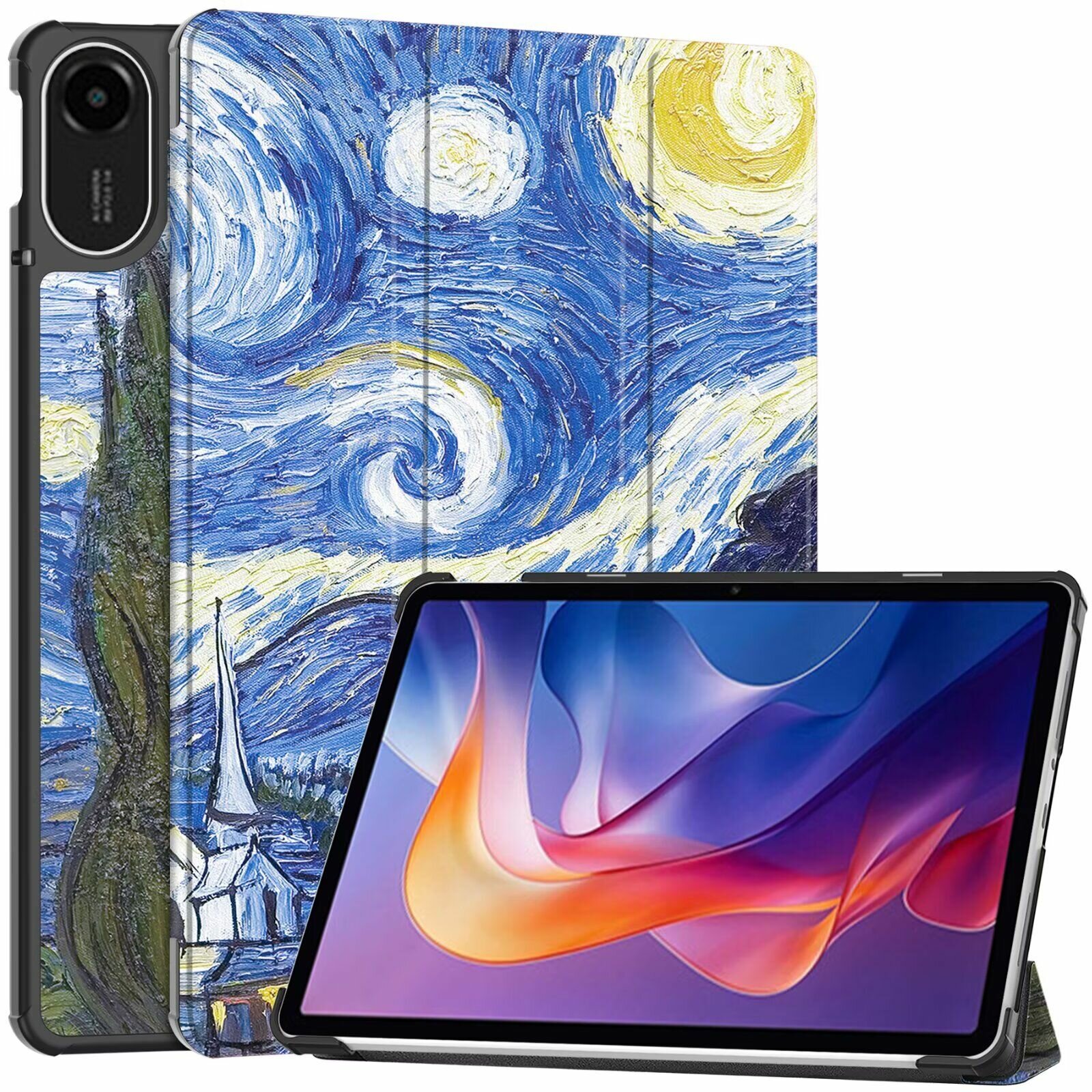 Ультратонкий жесткий чехол из искусственной кожи для Xiaomi Redmi Pad 2