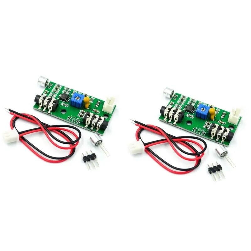 Микрофон проводной конденсаторный встраиваемый разноцветный для подкастов/радио/телевидения