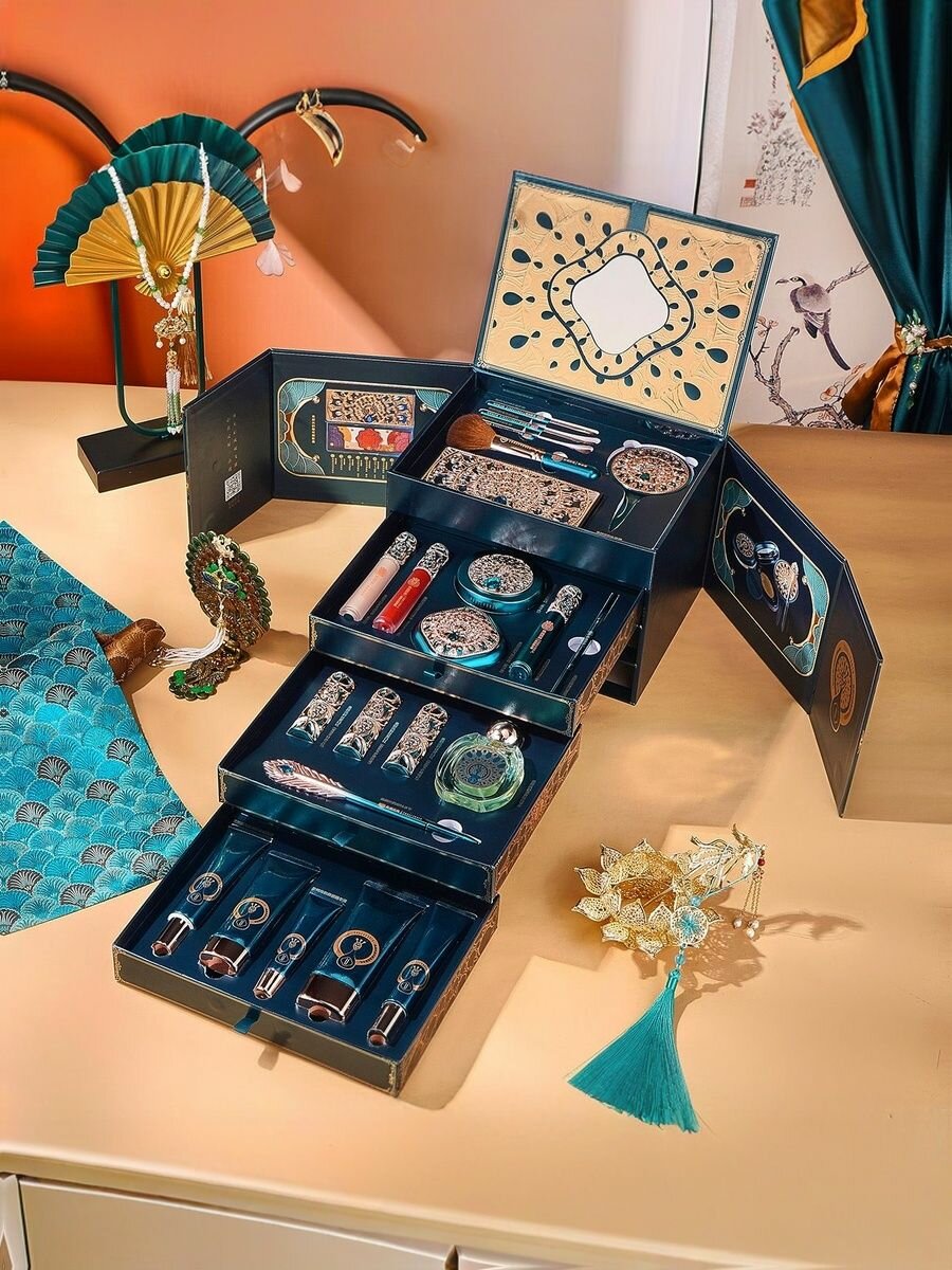 Набор косметики в китайском стиле из 22 предметов Подарочный пакет