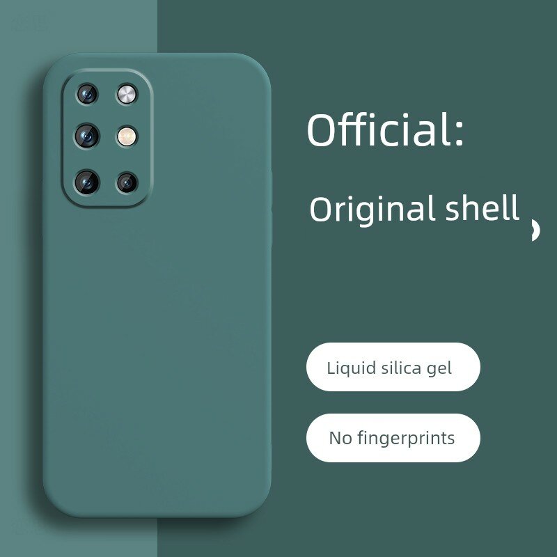 Чехол для OnePlus 8T цвета Темно-Зеленый - Защитный силиконовый чехол с полной защитой для Oneplus 8T