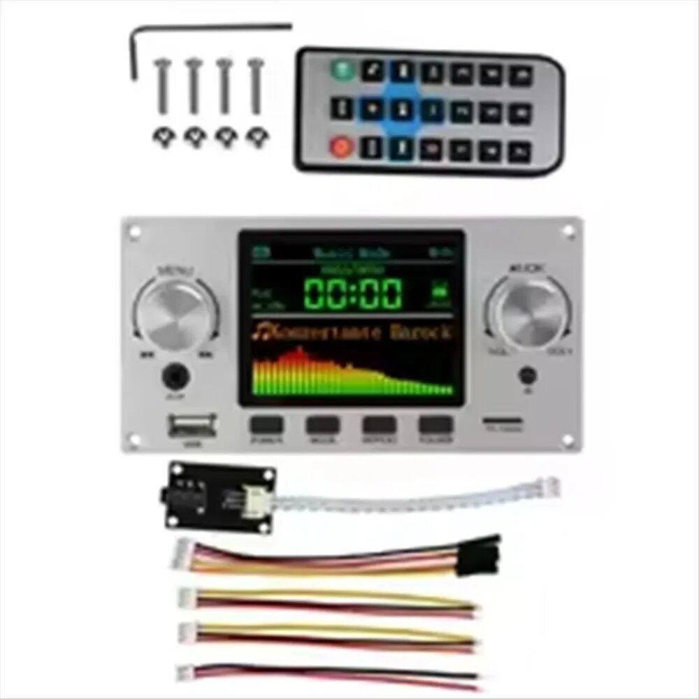 2,8-дюймовая TFT-плата MP3-декодера Bluetooth 5.3 Silver