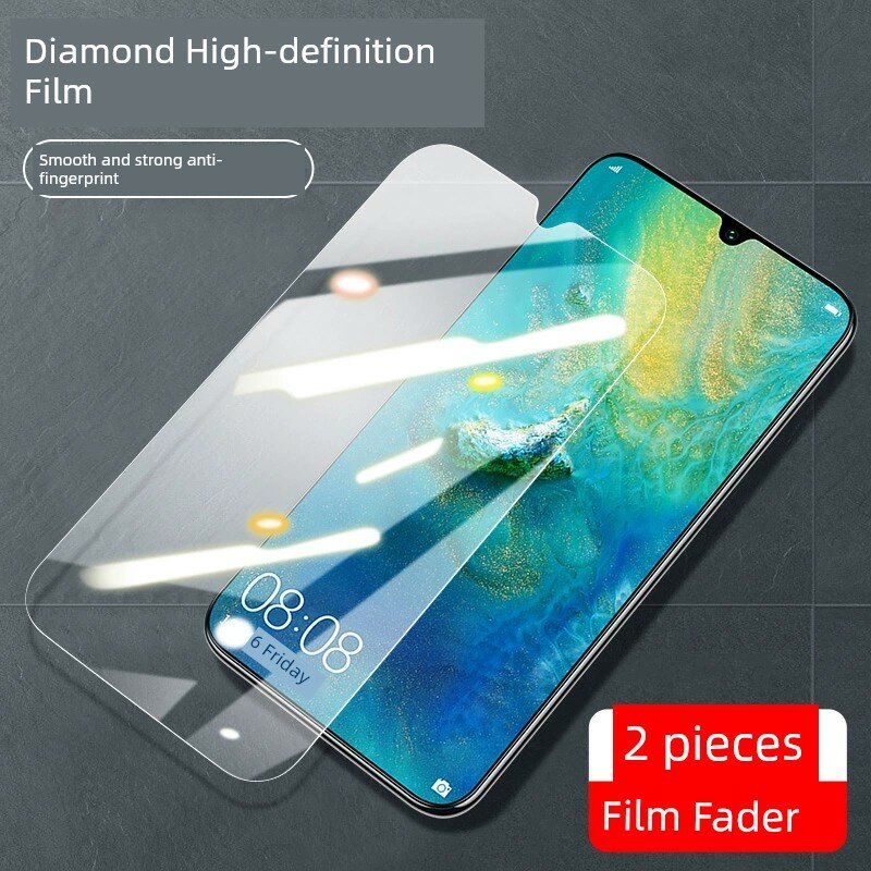 Huawei Mate 20 X Прозрачное закаленное стекло защитный экран, комплект из 2 шт. с инструментом нанесения и задней
