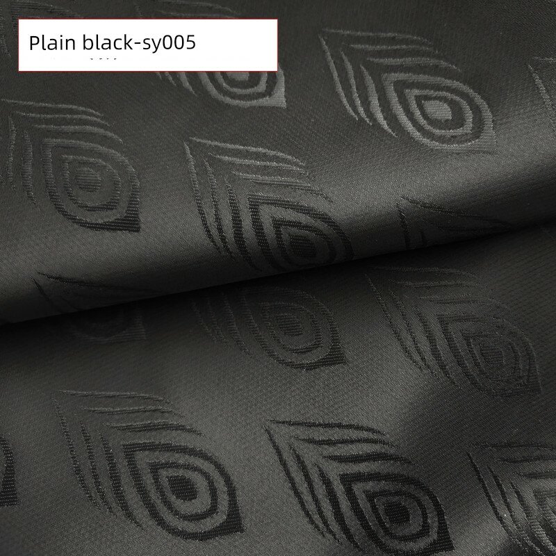 SY005 Fengwu Jiutian китайская ханфу ткань для ма миан цюнь сплошной вышитая золотая нить жаккард, черный, 1м