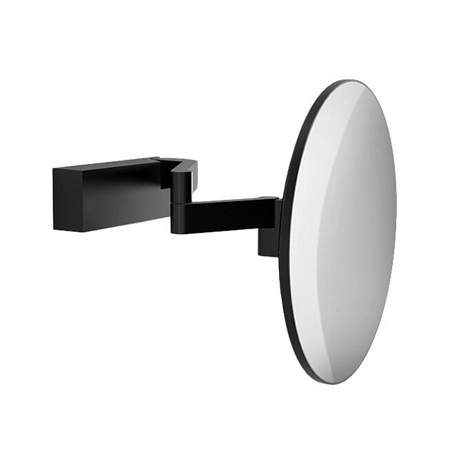 Зеркало косметическое Decor Walther VISION R UNLIT 5X 0126560 цвет-черный матовый