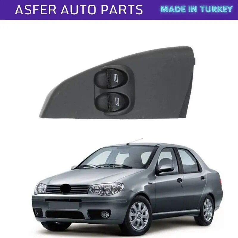 Asfer Auto Кнопка на приборной панели для Fiat Albea (2002-2013) арт. 735308067