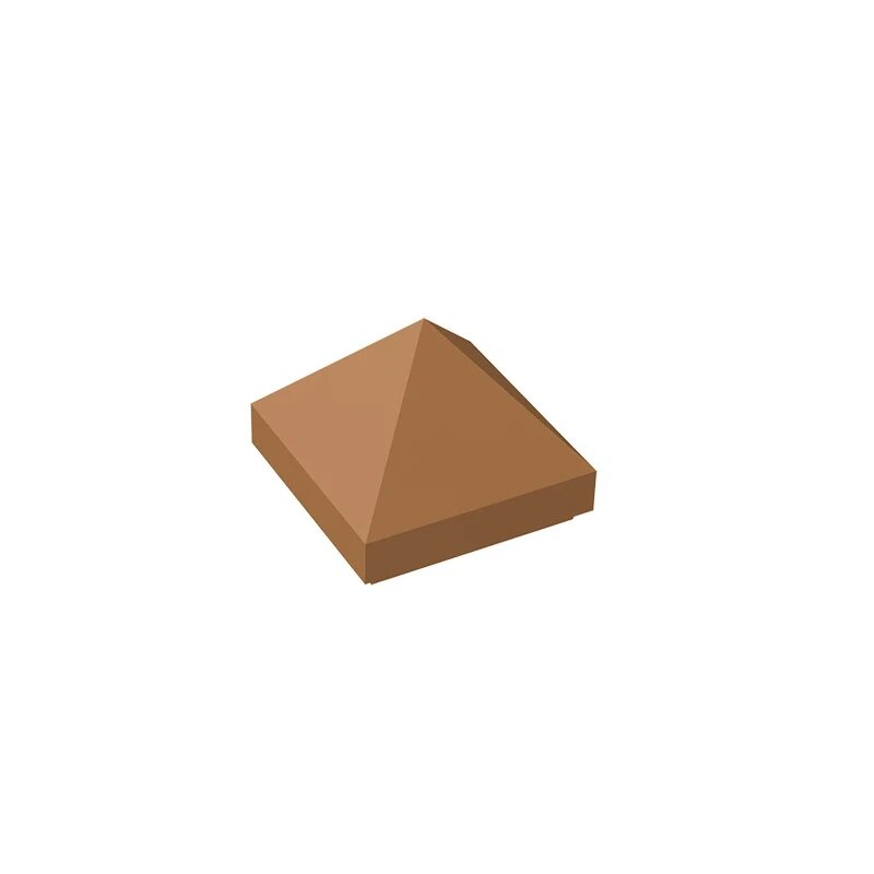 Коричневая пирамида GOBRICKS GDS-837, Цвет: 084
