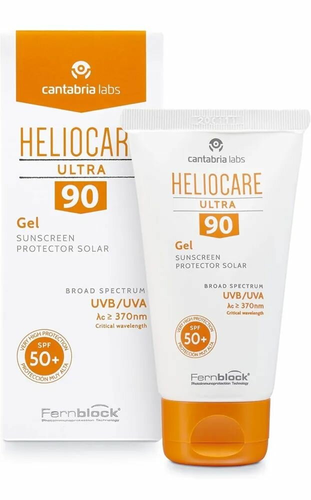 Солнцезащитный гель с SPF 90 HELIOCARE ULTRA GEL SPF90 SUNSCREEN, 50 МЛ Cantabria Labs