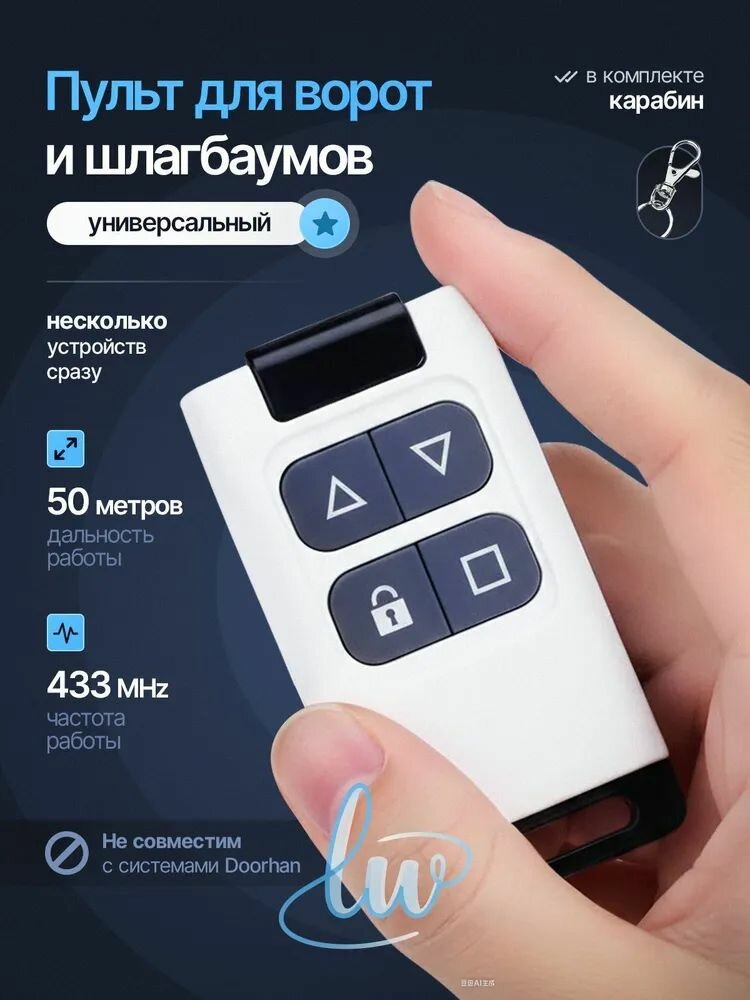 Универсальный пульт 433 МГц для ворот