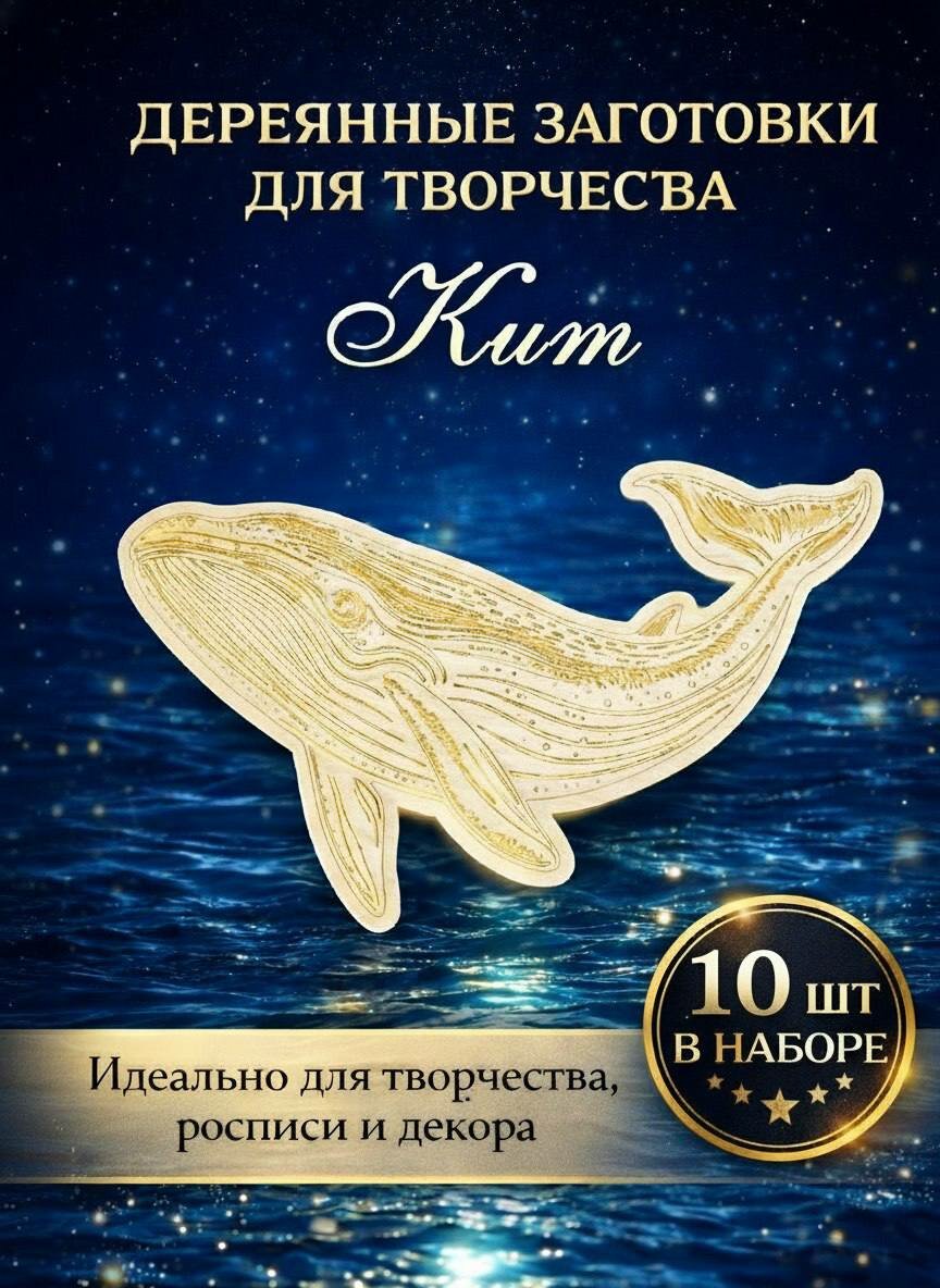 Деревянные заготовки Кит для раскрашивания 10 шт