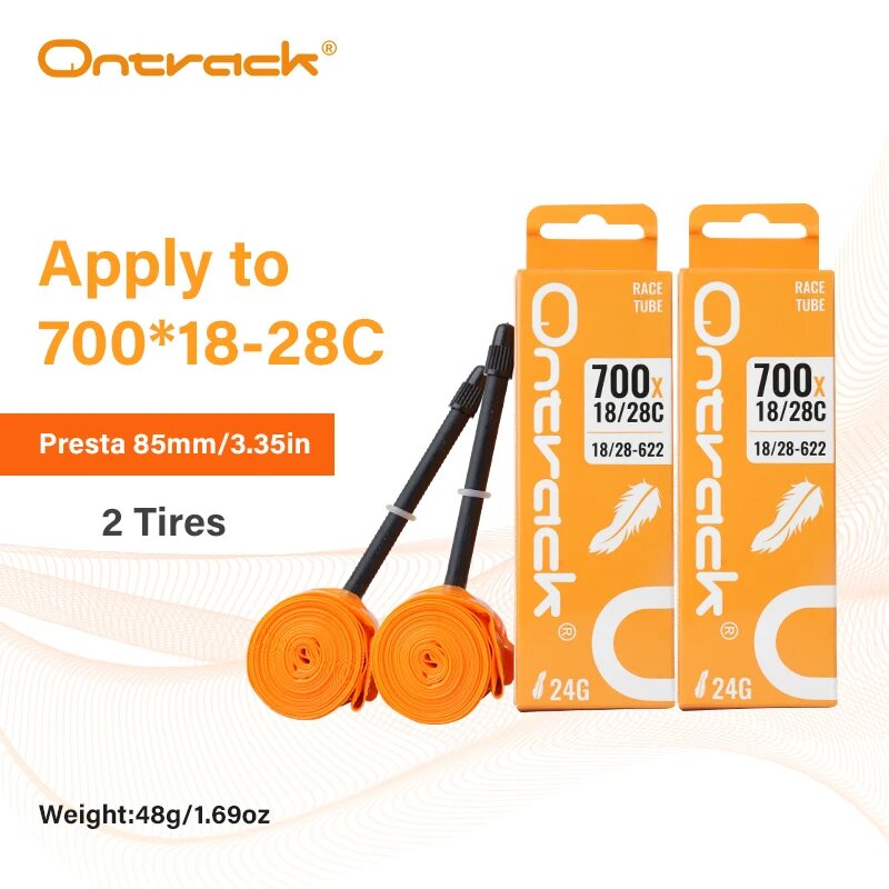 Велосипедная камера Ontrack 700x18-32C Presta 85mmX2