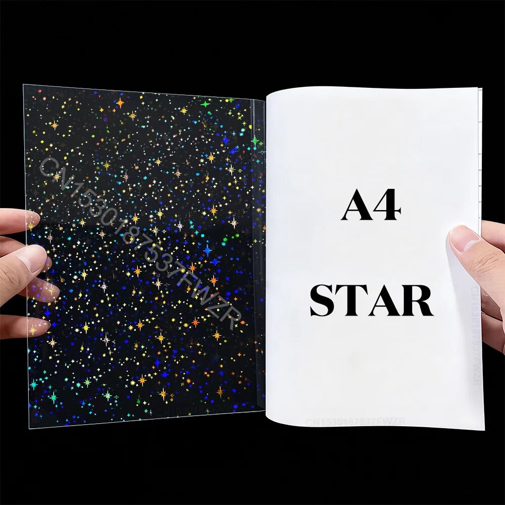 Голографическая бумага A4 Star, цвет 01