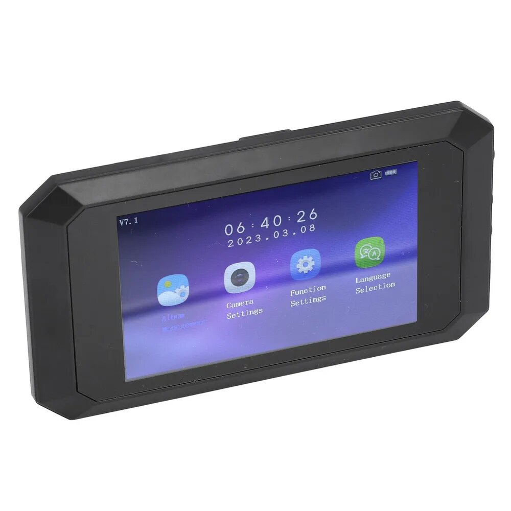 Камера дверного звонка в глазок с экраном 3.97" и разрешением 480x800